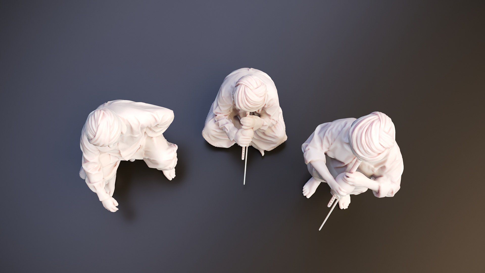 Man Scan Pose Flute Player 3D - TurboSquid 2080532