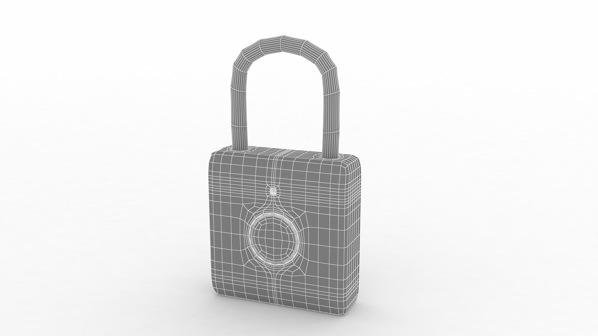 Fingerprint Padlock 3D Model - TurboSquid 1910234