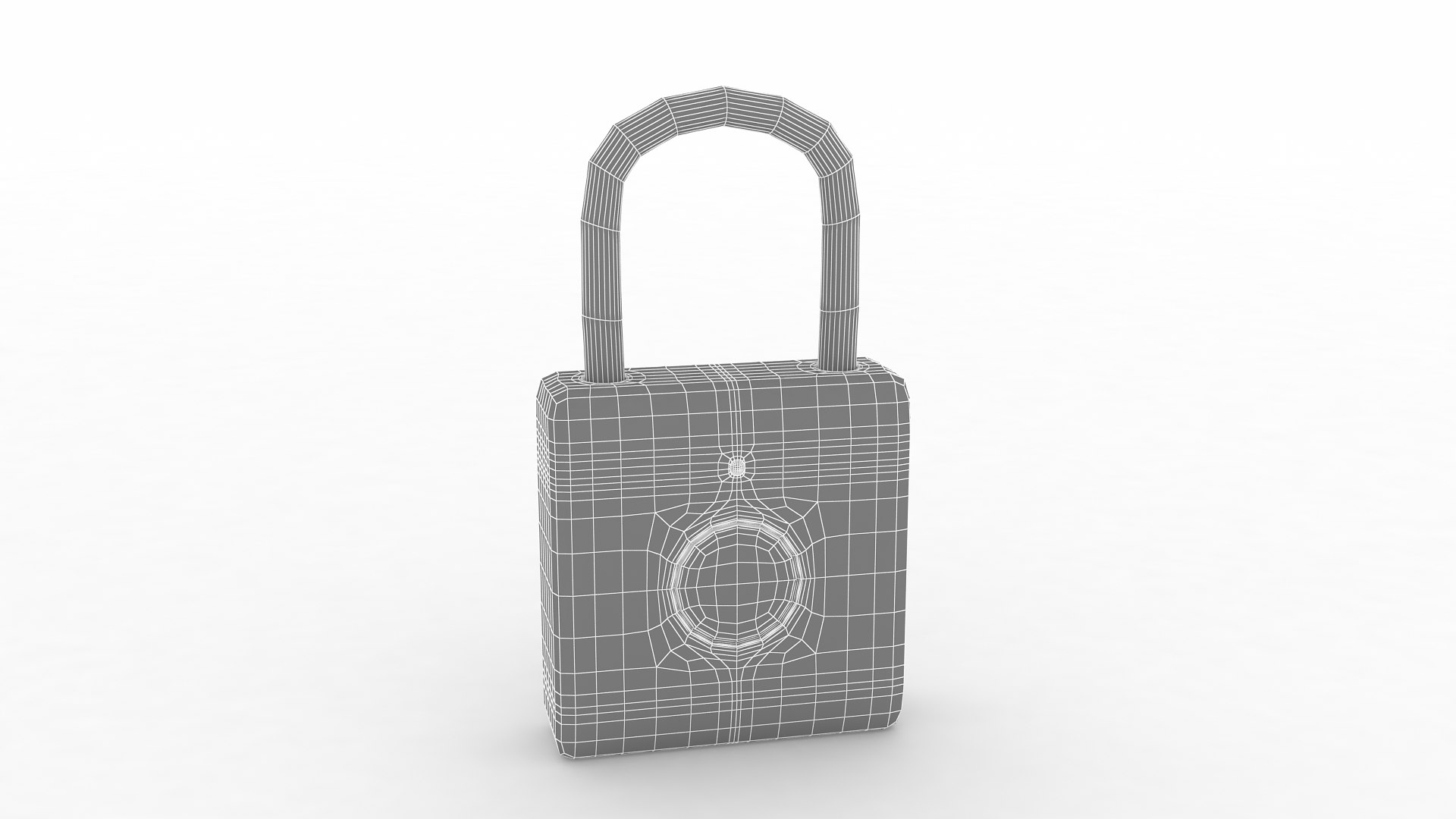Fingerprint Padlock 3D Model - TurboSquid 1910234