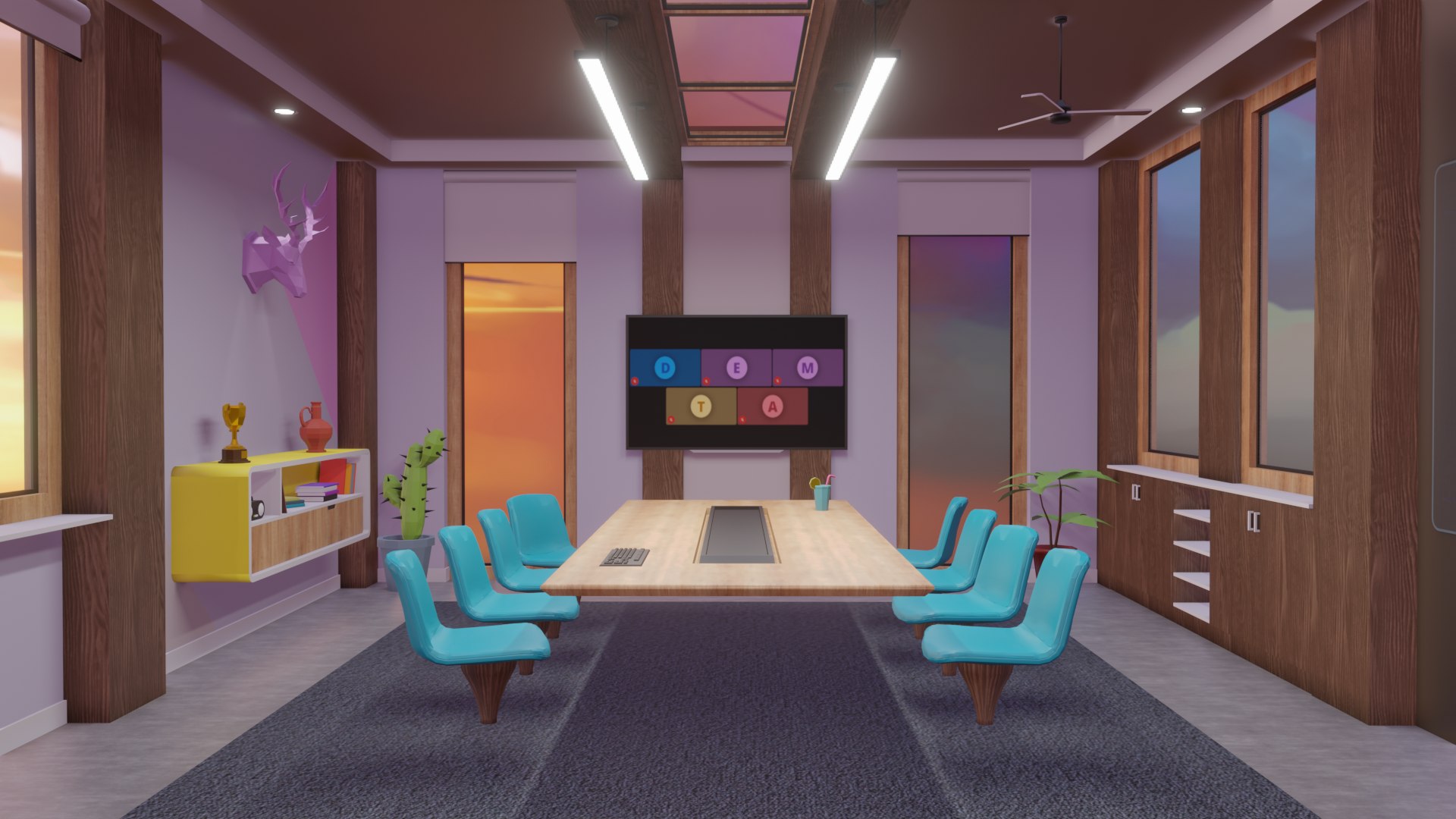 3D Metaverse Rooms - TurboSquid 1873964