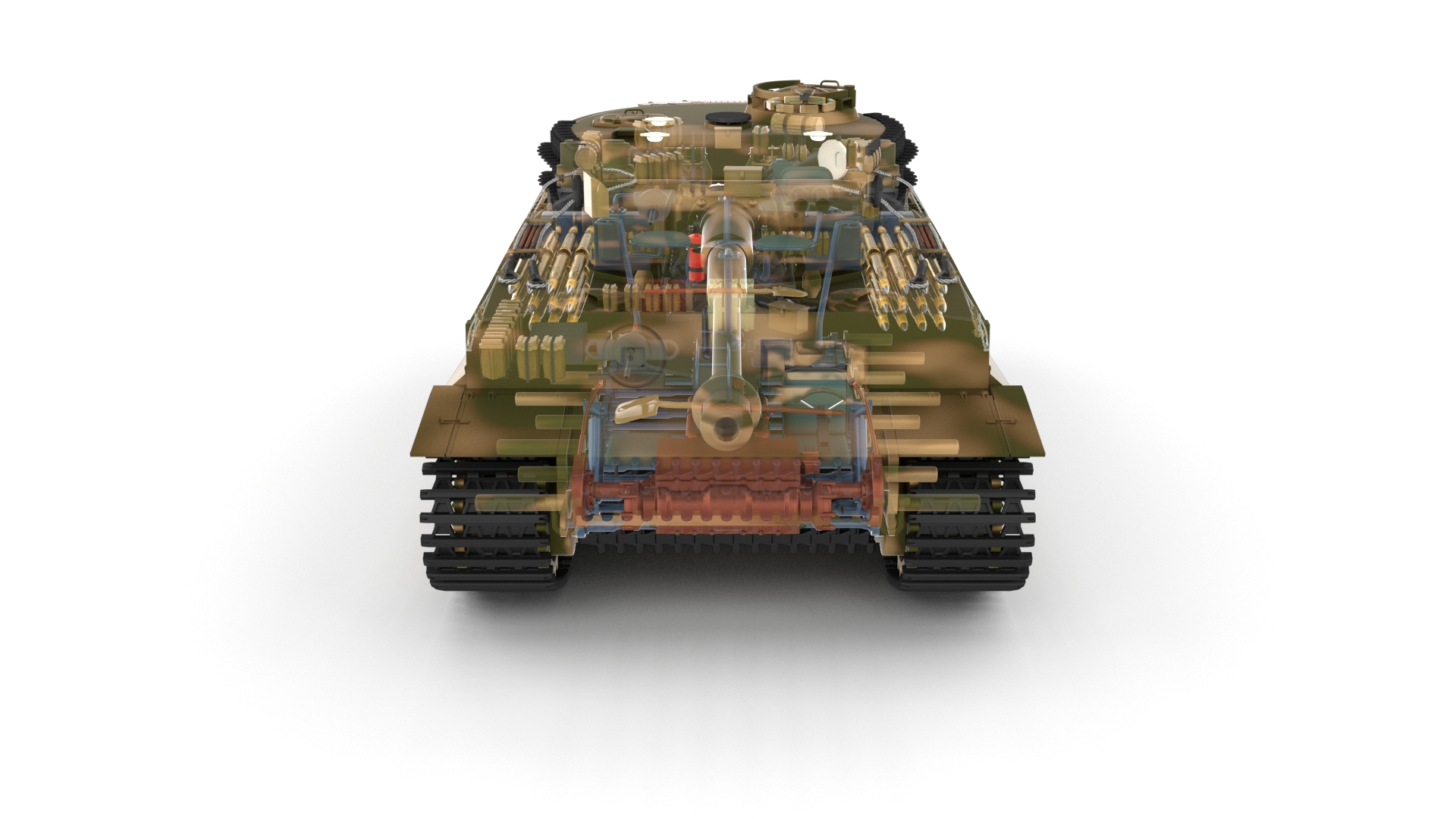 3d Model Built Tiger E Late