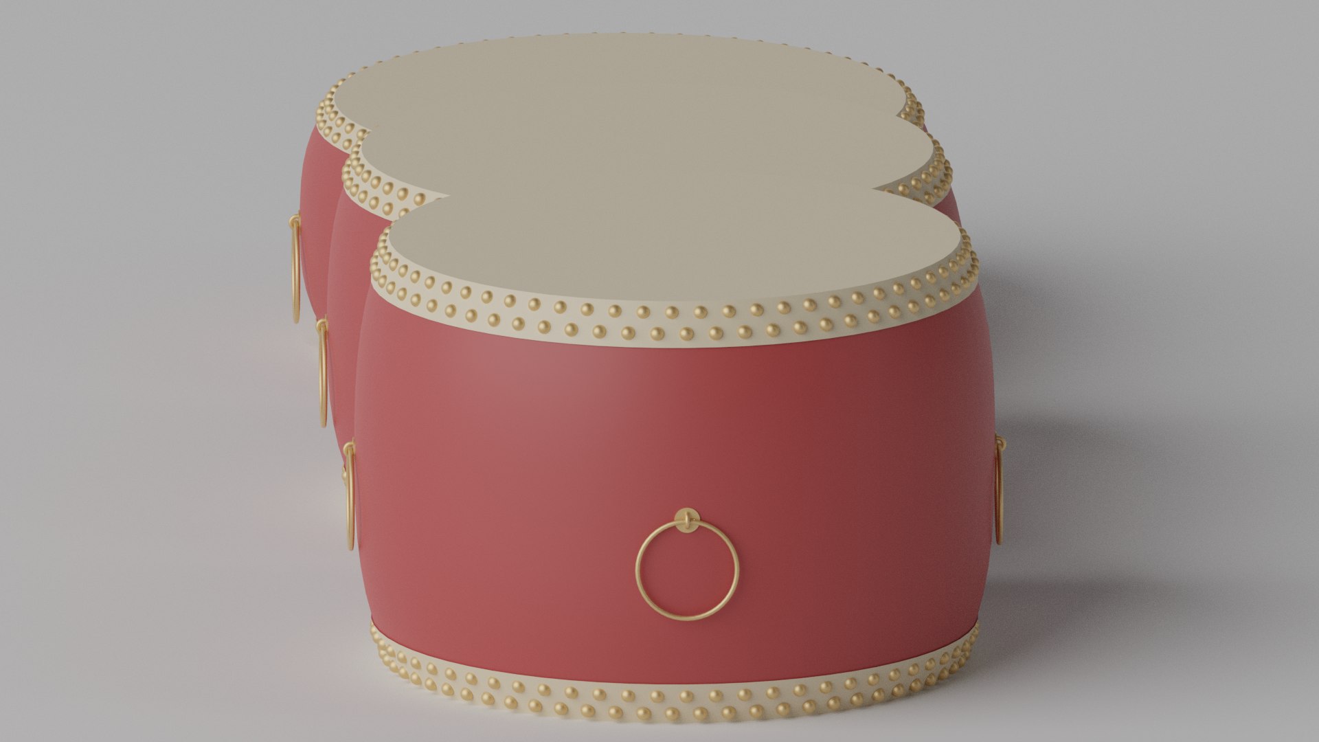 3D Chinese Musical Instrument Drum - TurboSquid 2217339