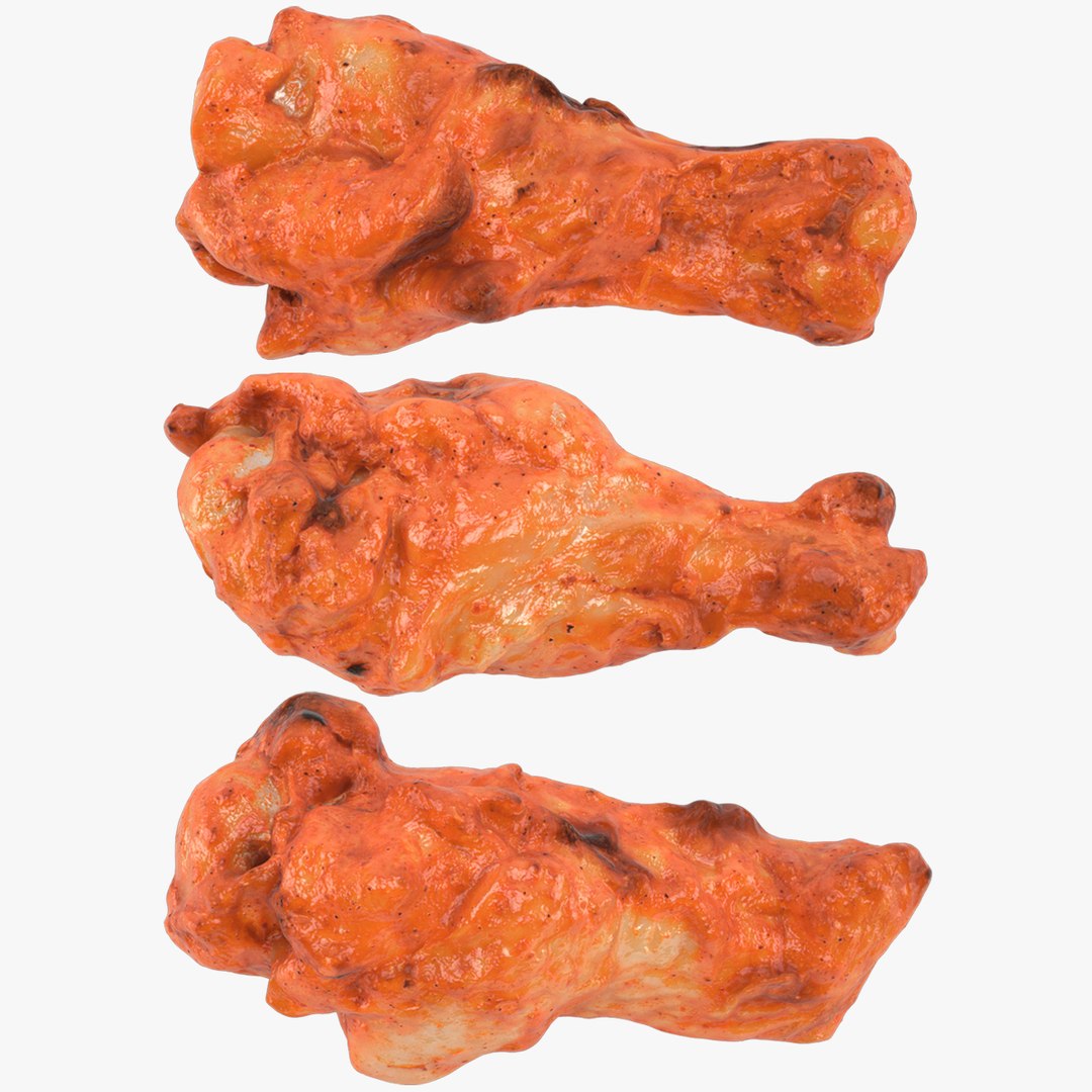3D BBQ Chicken Set - TurboSquid 1826262