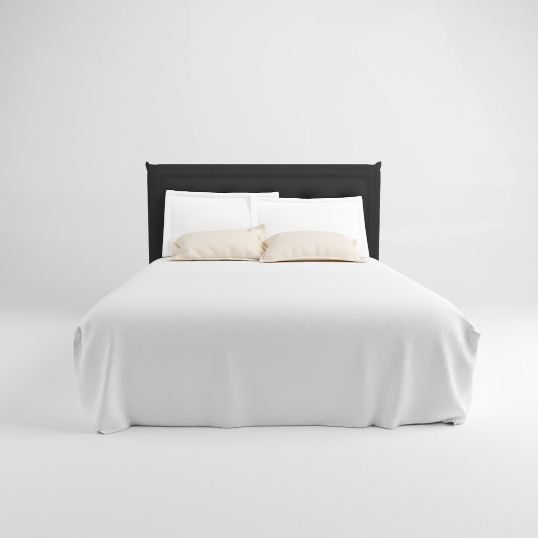 King bed model - TurboSquid 1522346