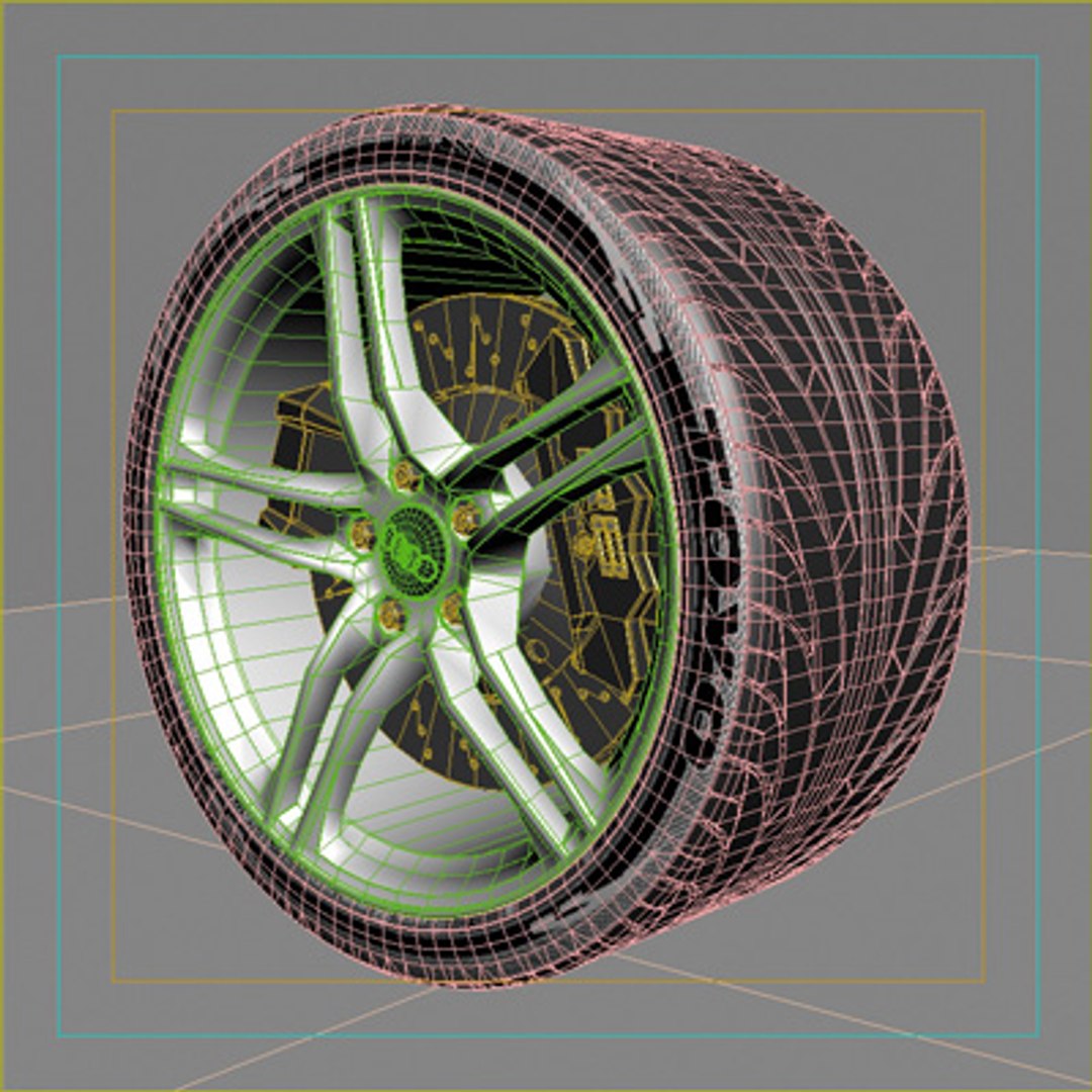 R8 Wheel 3d Model