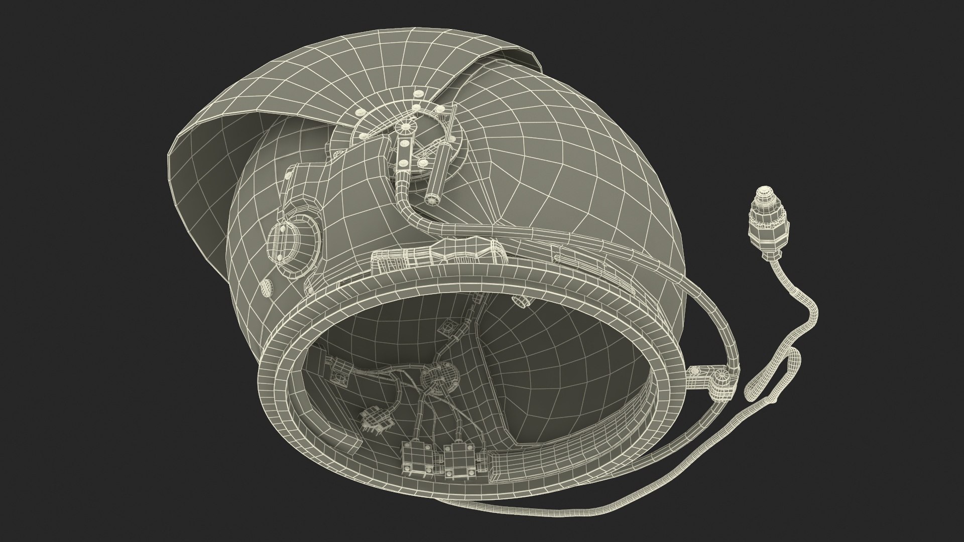 Astronaut Helmet 3D Model - TurboSquid 2220549