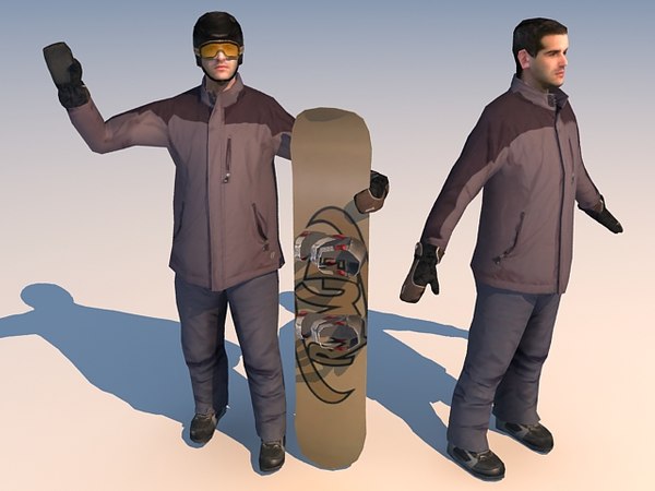 Snowboarder 3D Models for Download | TurboSquid