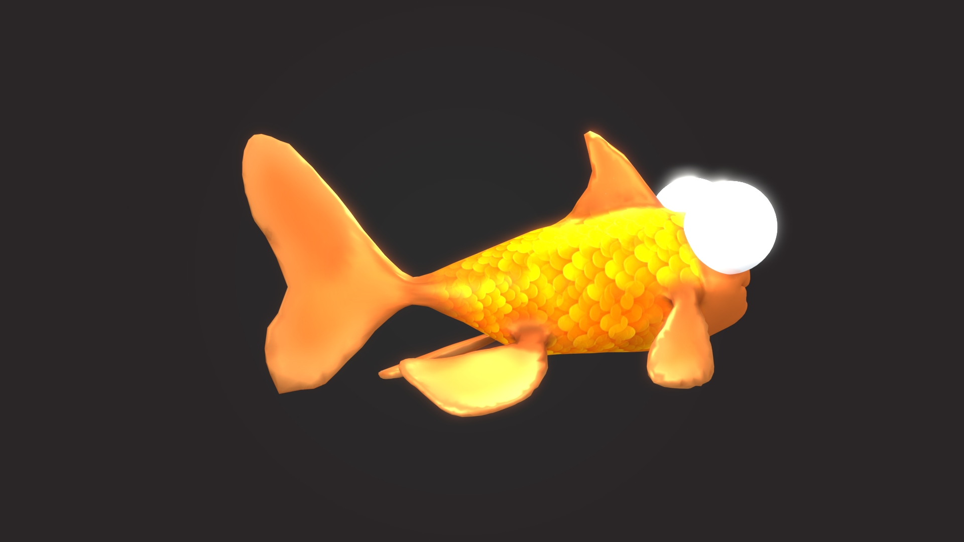 3D Fish Goldfish Cute - TurboSquid 1675970