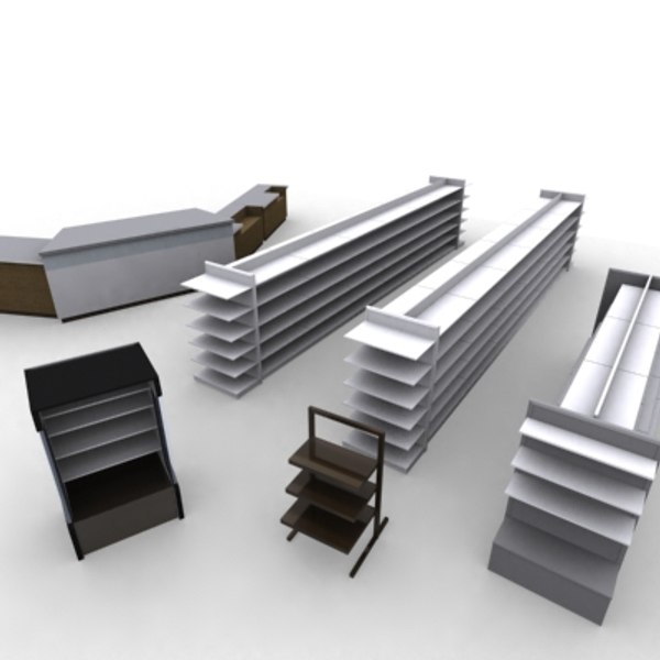 store cooler cold vault 3d model