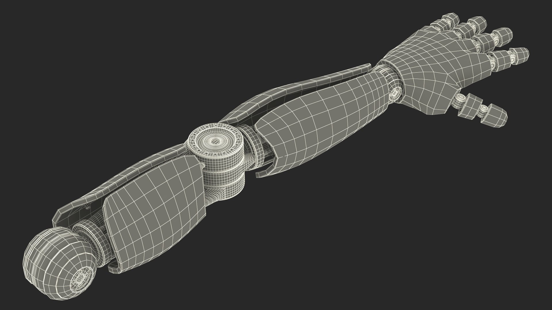 3D Cyborg Child Left Hand Model - TurboSquid 2378173