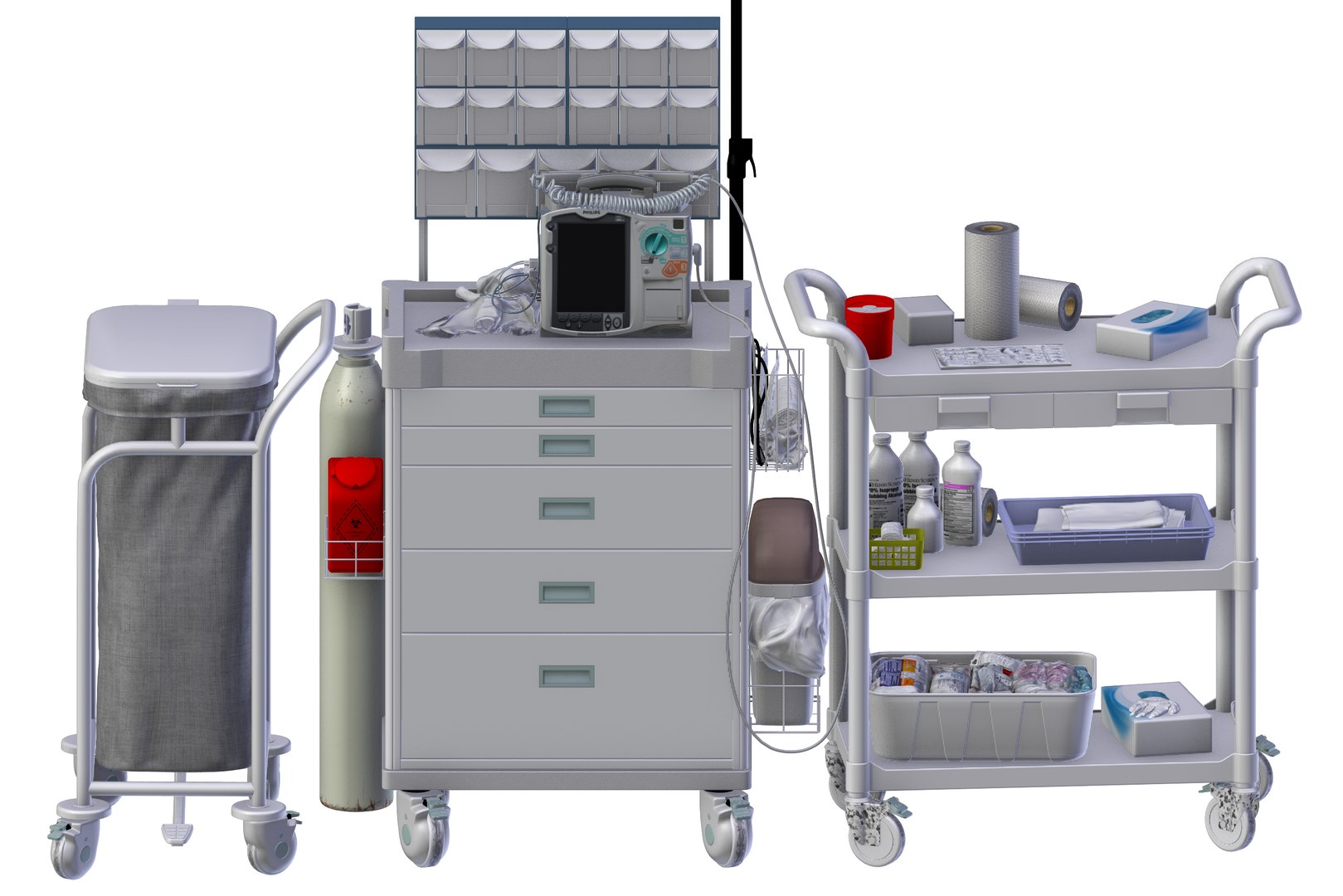 3d Model Hospital Set