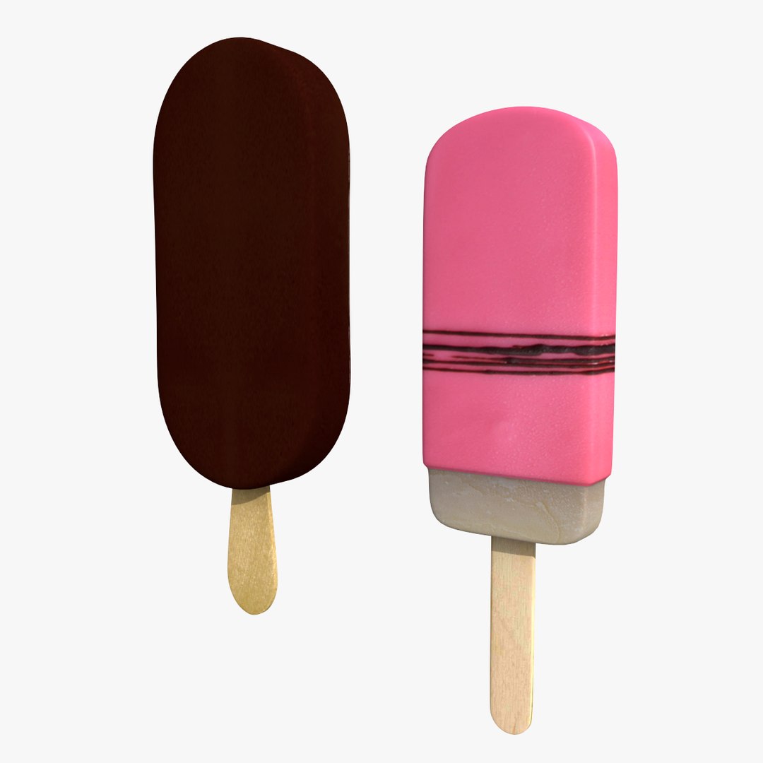 Popsicles Chocolate Obj