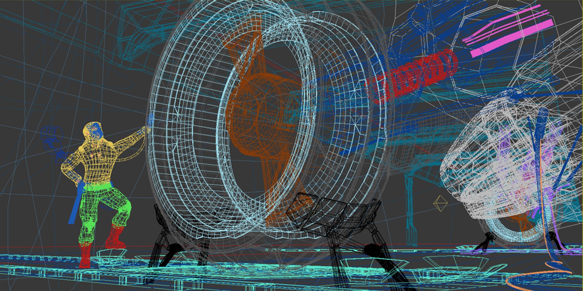 3d Model Scene Future
