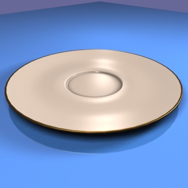 3d dishes plate model