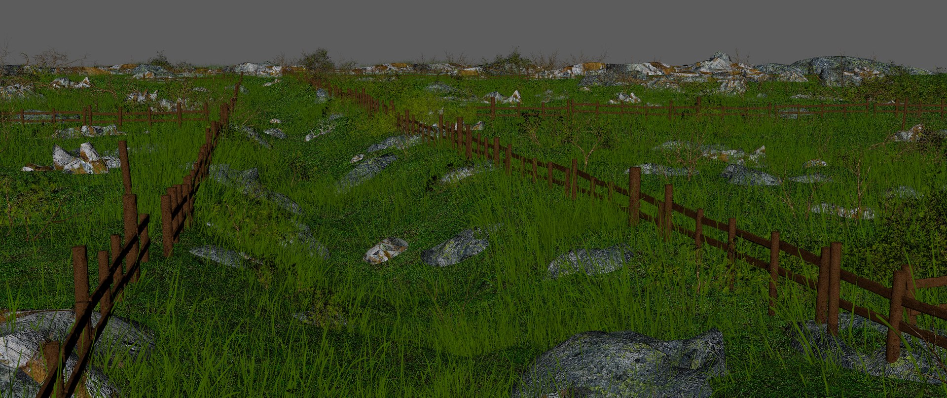 Nature Meadow Environment 3D Model - TurboSquid 1733310