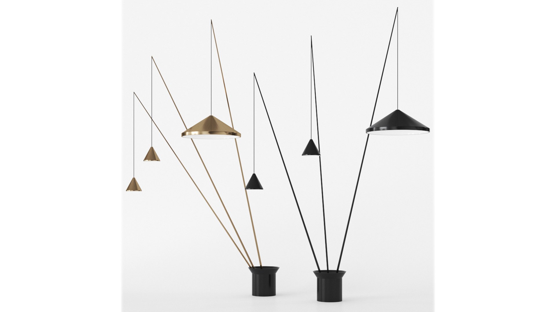 North Floor Wall Lamp By Vibia 3D Model - TurboSquid 2118253