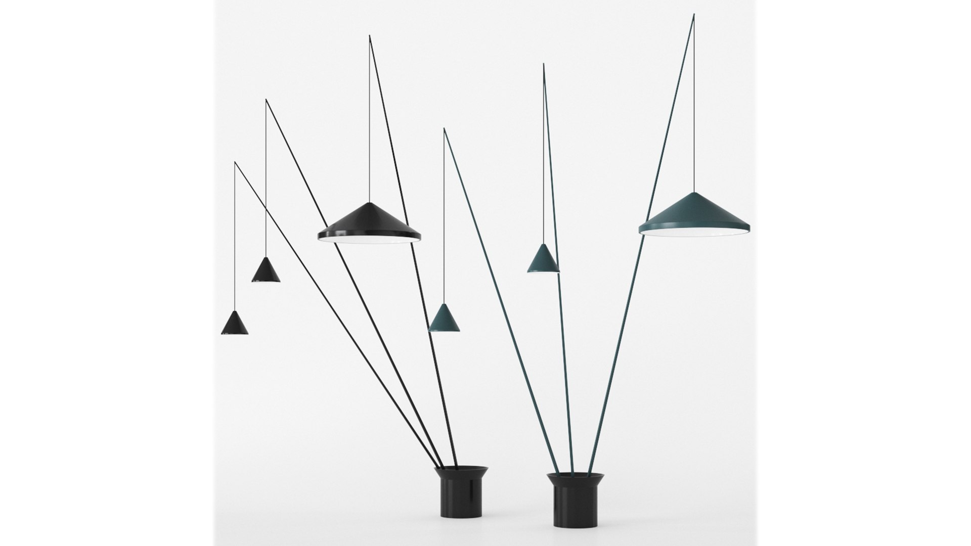 North Floor Wall Lamp By Vibia 3D Model - TurboSquid 2118253