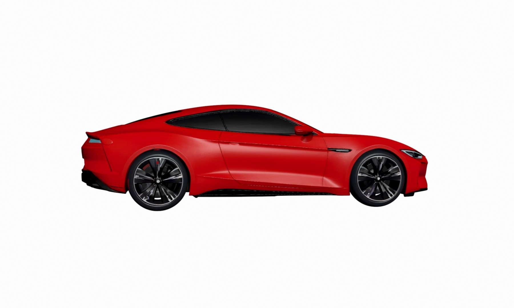 High-Quality Realistic Luxury Sports Car 3D Model-04 3D Model ...