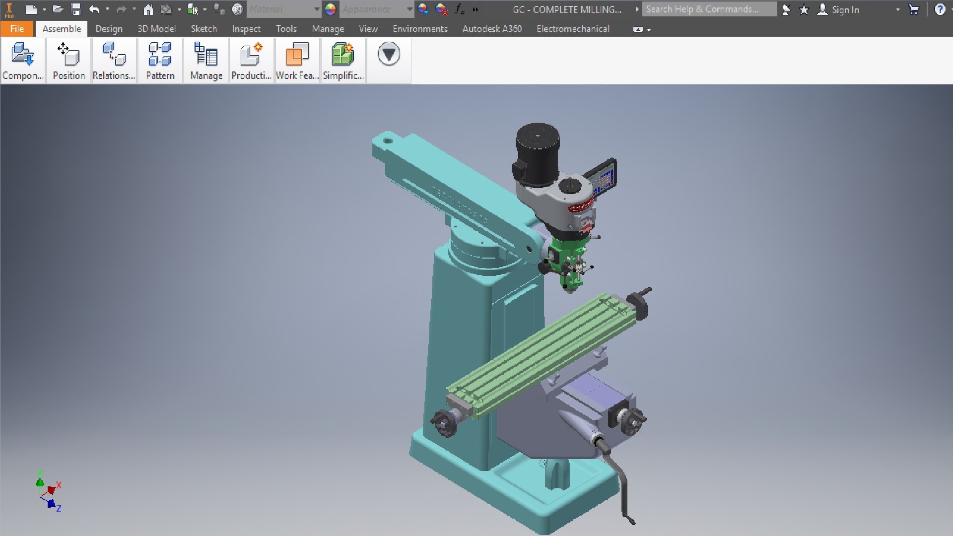modelo 3d Milling Machine 3D model - TurboSquid 2069908