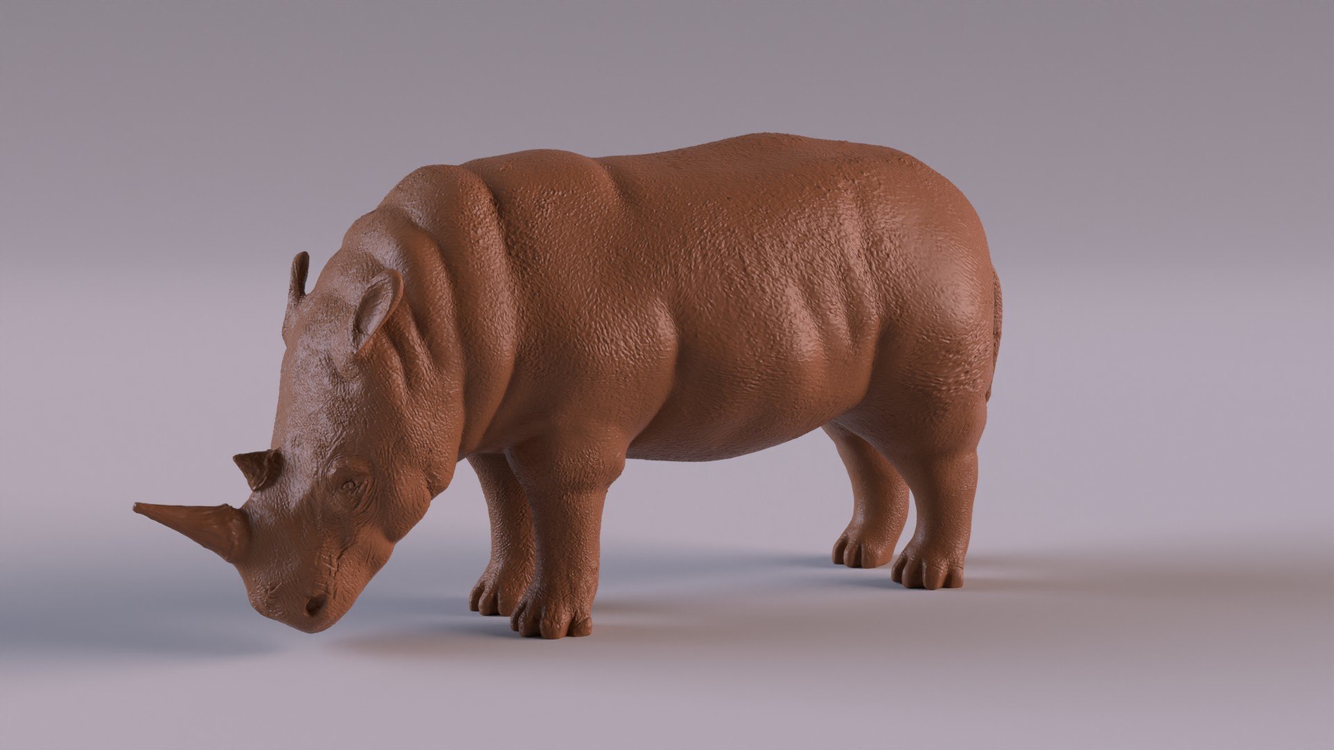Printable Rhino model - TurboSquid 1936037