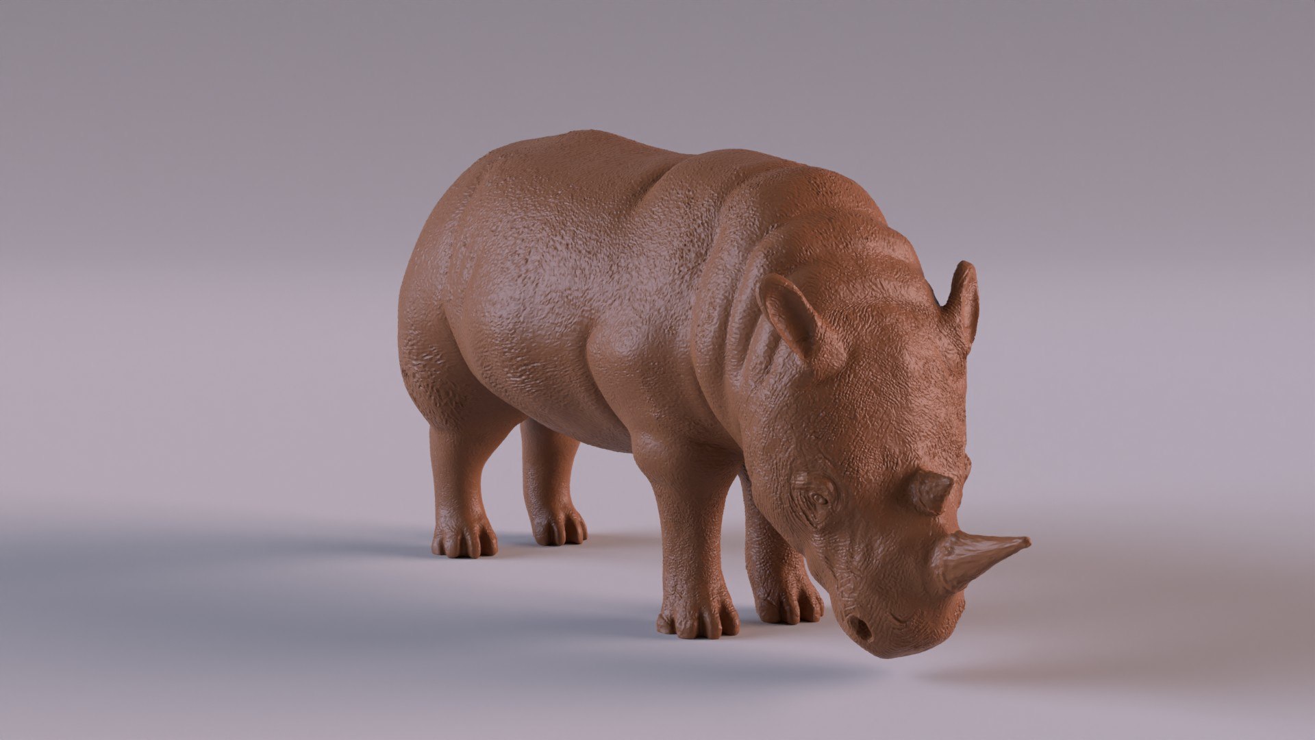 Printable Rhino model - TurboSquid 1936037