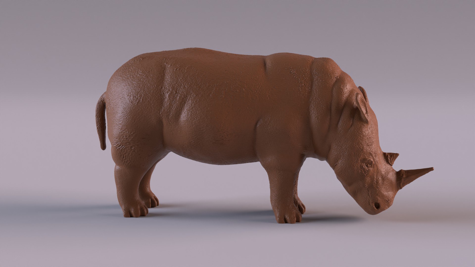 Printable Rhino model - TurboSquid 1936037