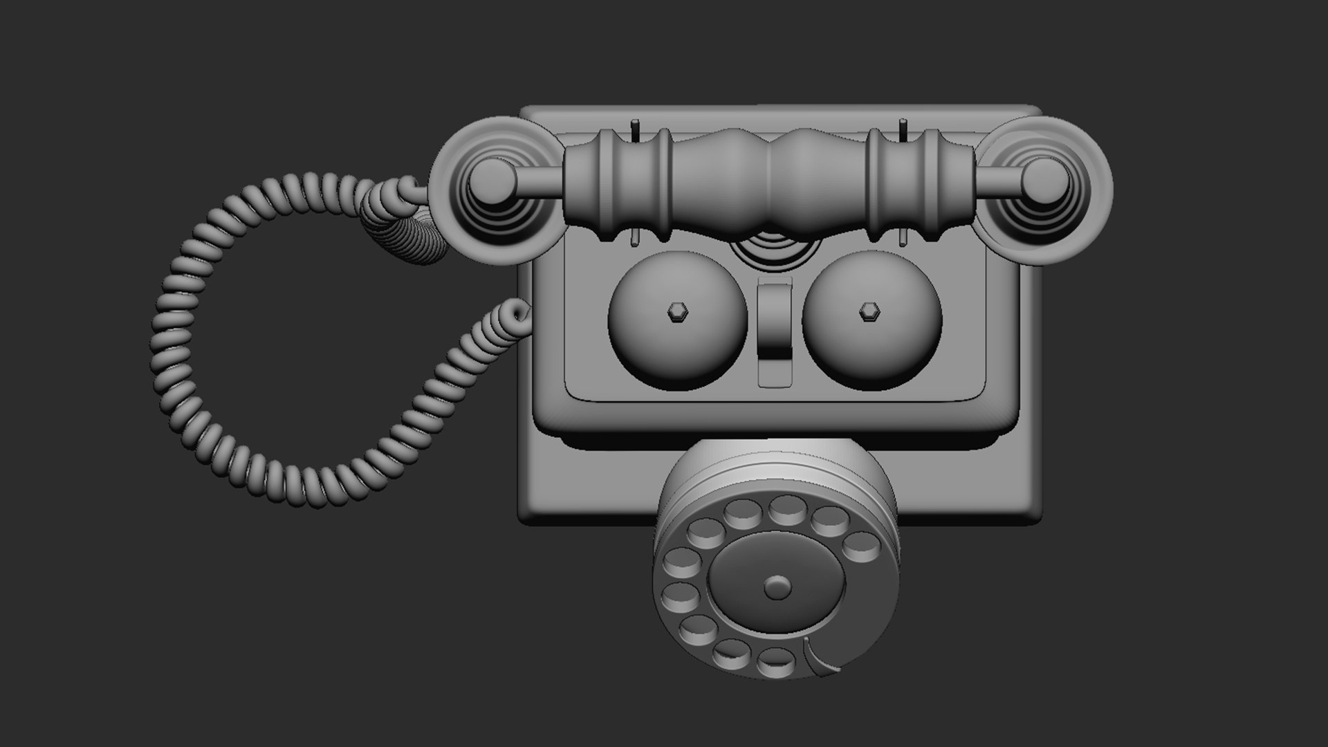 3D Retro Phone model - TurboSquid 2151907