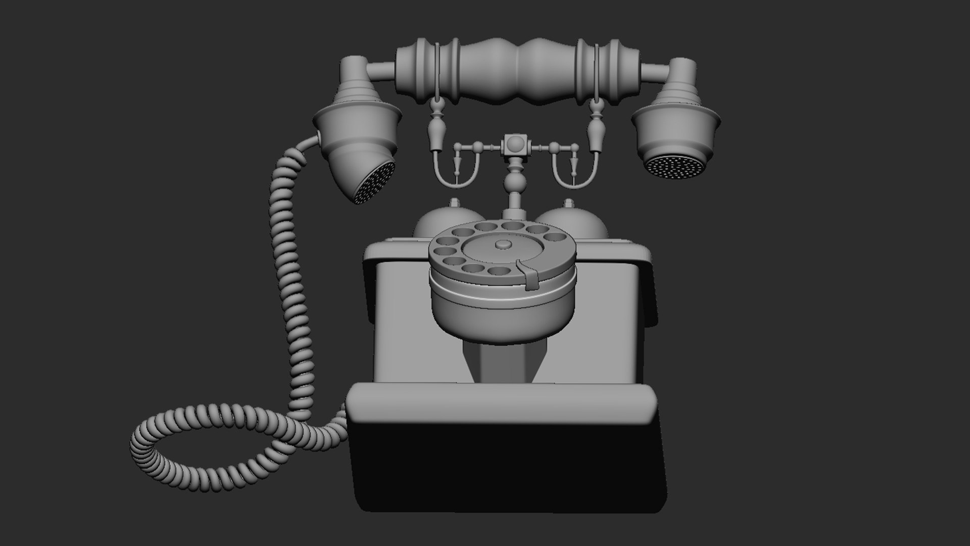 3D Retro Phone model - TurboSquid 2151907