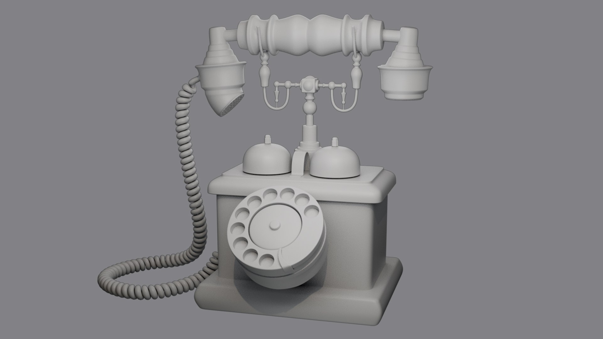 3D Retro Phone model - TurboSquid 2151907