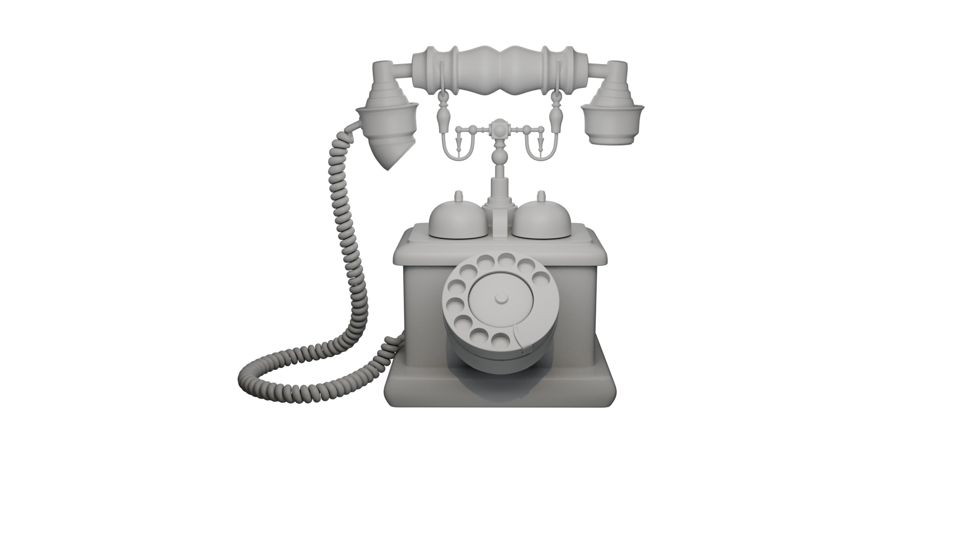 3D Retro Phone model - TurboSquid 2151907