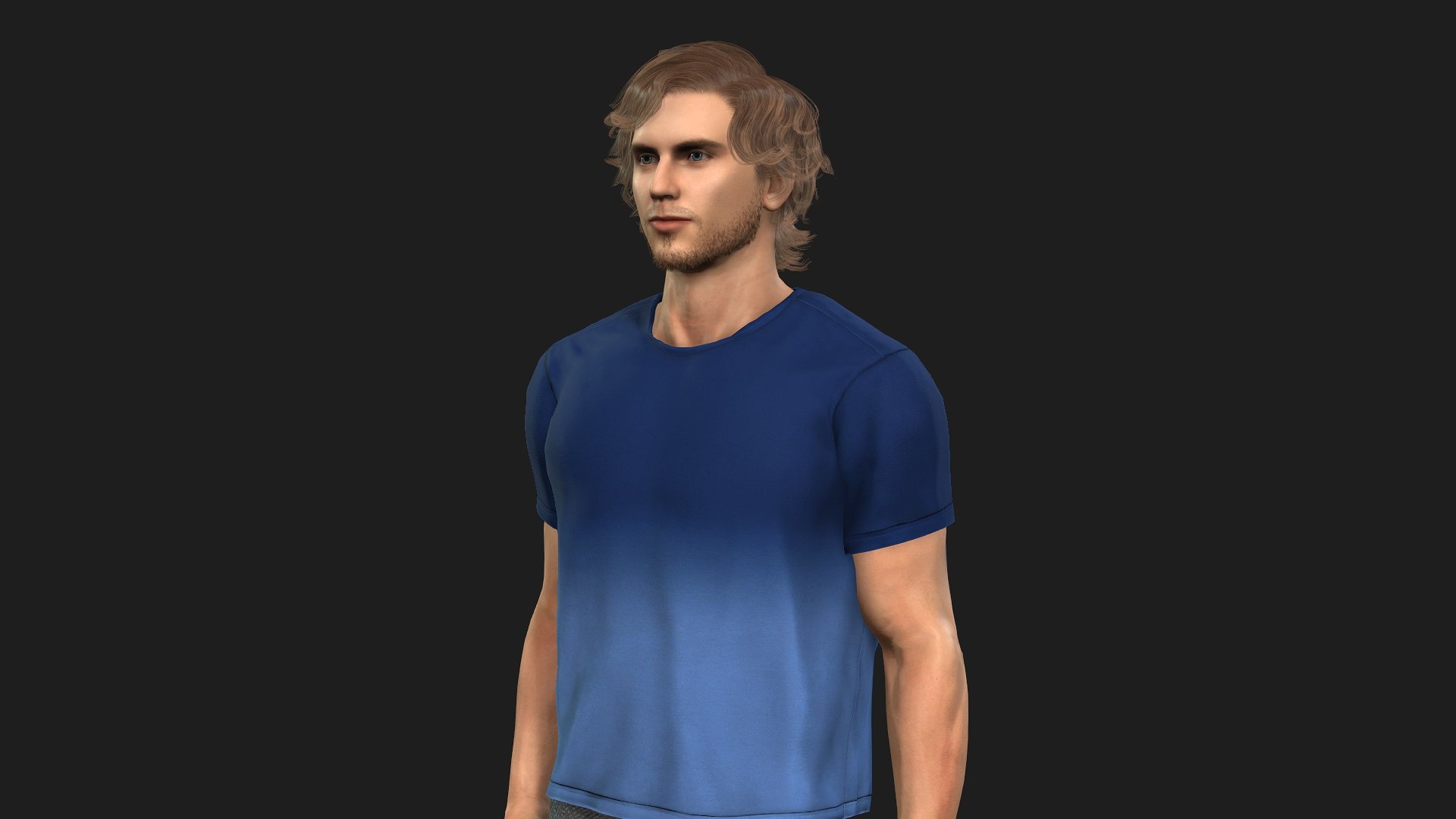 3D Muscular Man Model Game AND Animation Ready Model - TurboSquid 2360293