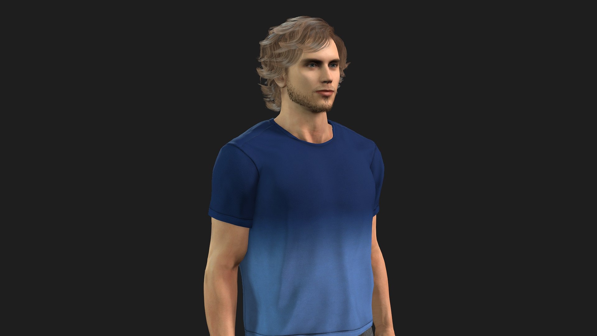 3D Muscular Man Model Game AND Animation Ready Model - TurboSquid 2360293