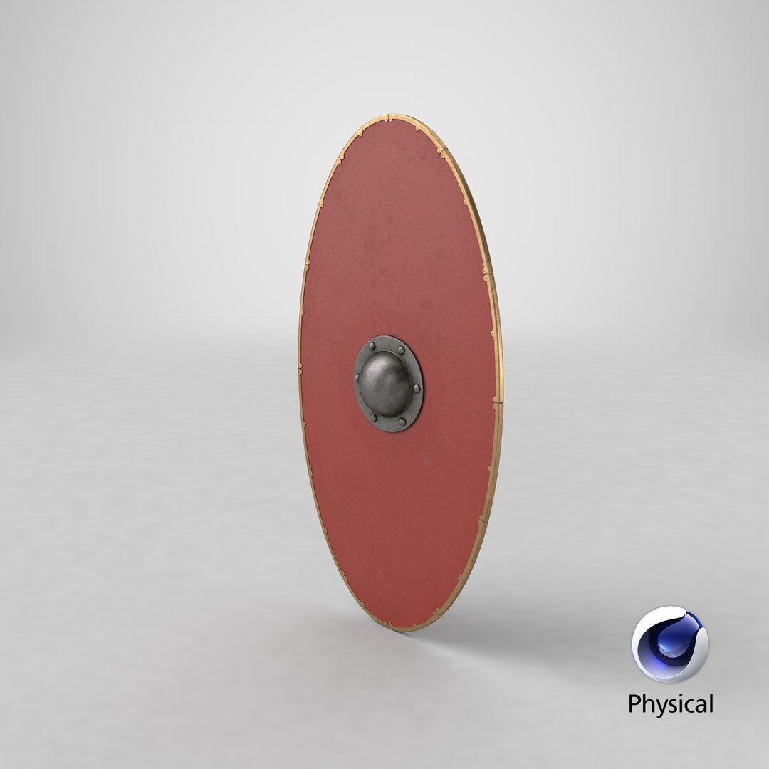 3D Model Roman Round Shield 05 - TurboSquid 2187818