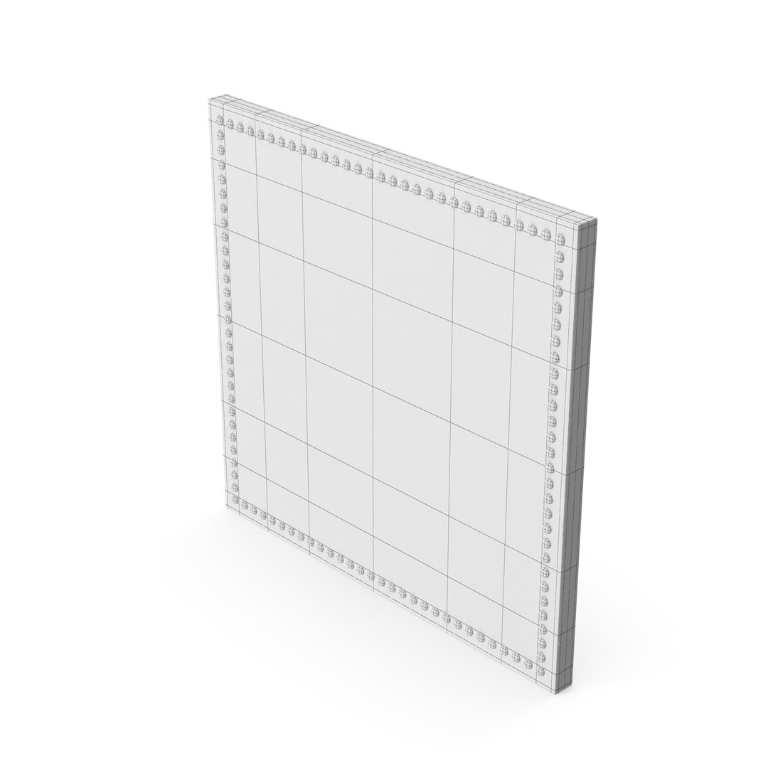 3D Riveted Metal Plate - TurboSquid 2265487