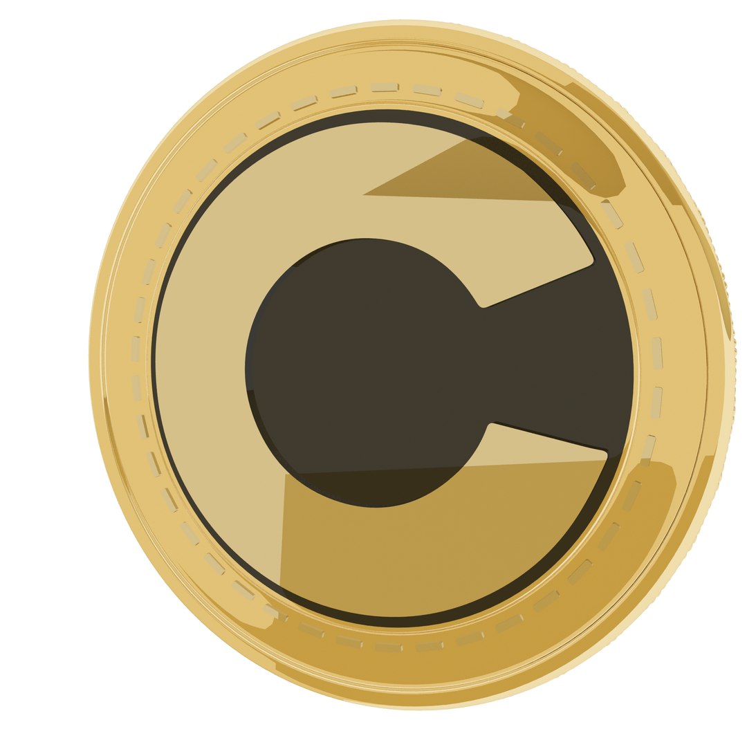 3D Change Cryptocurrency Gold Coin Model - TurboSquid 1783684