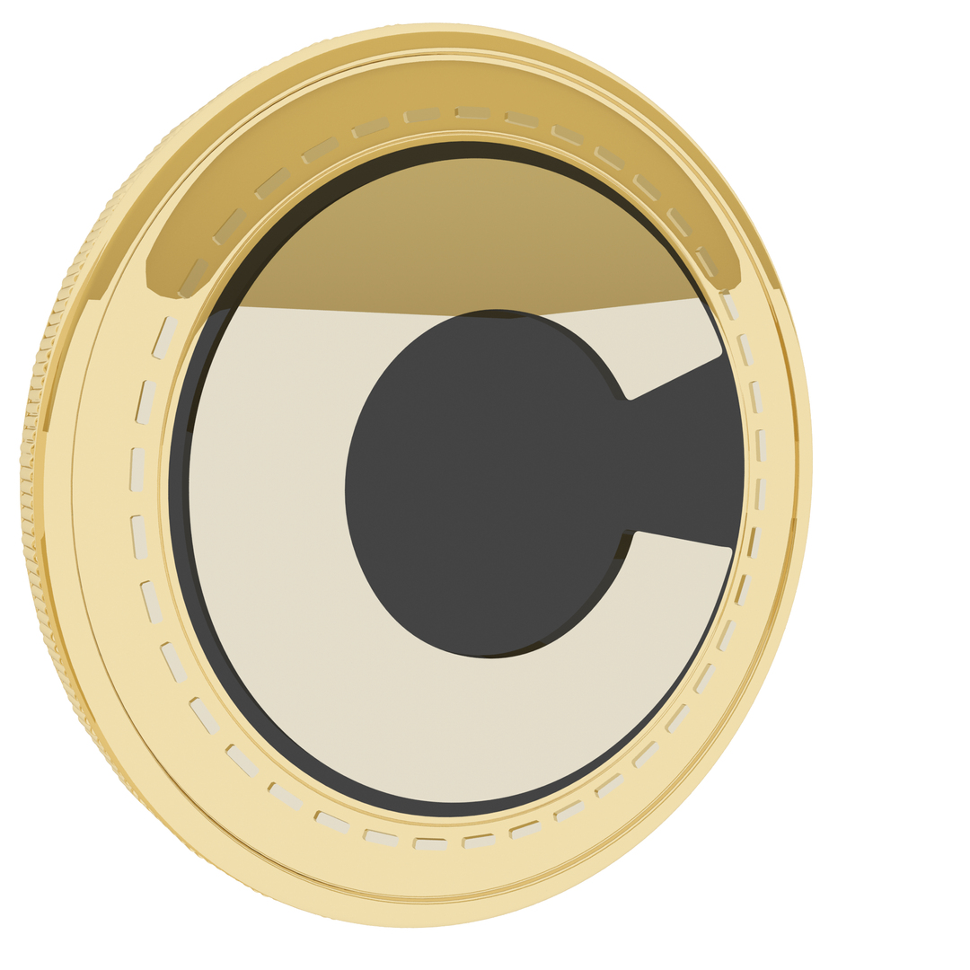 3D Change Cryptocurrency Gold Coin Model - TurboSquid 1783684