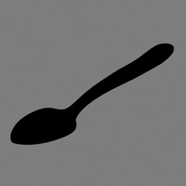 3d spoon model