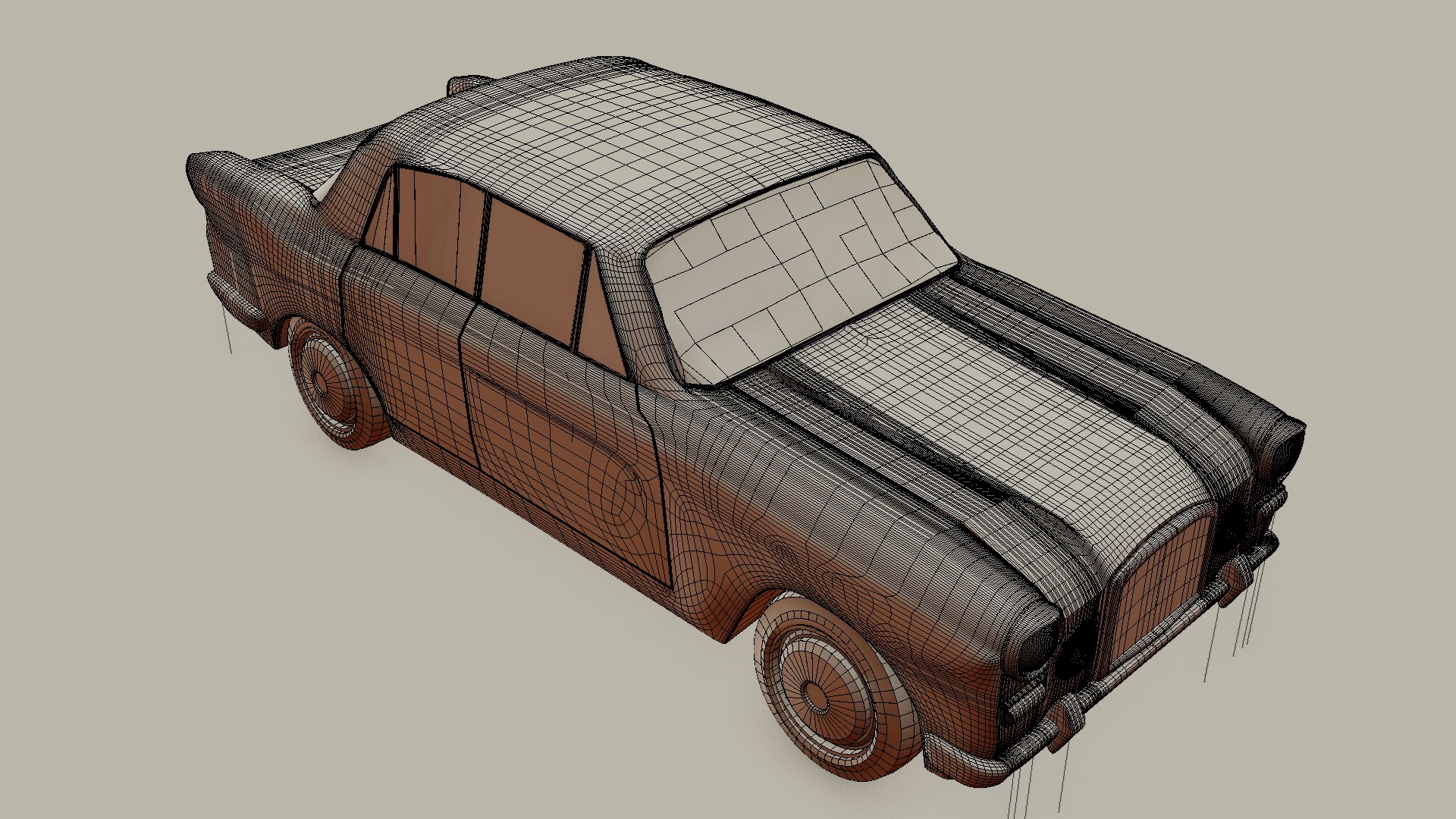 BMC Vanden Plas Princess 3 Litre 1964-1968 Car Model 3D Model ...