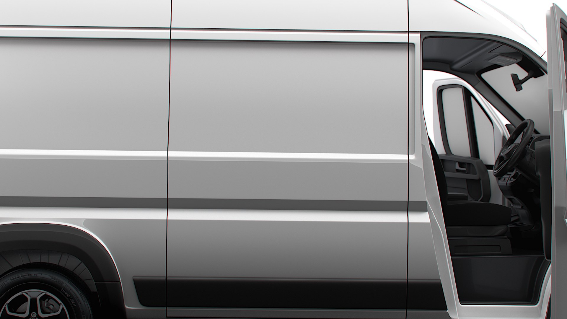 3D Stellantis Electric Panel Van HQ Interior L2H2 2025 - TurboSquid 2338551