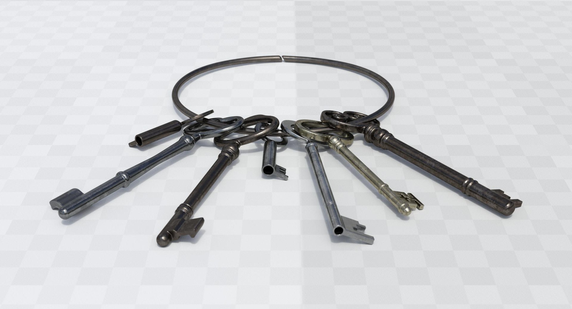 Key Ring 3D Model - TurboSquid 1375583