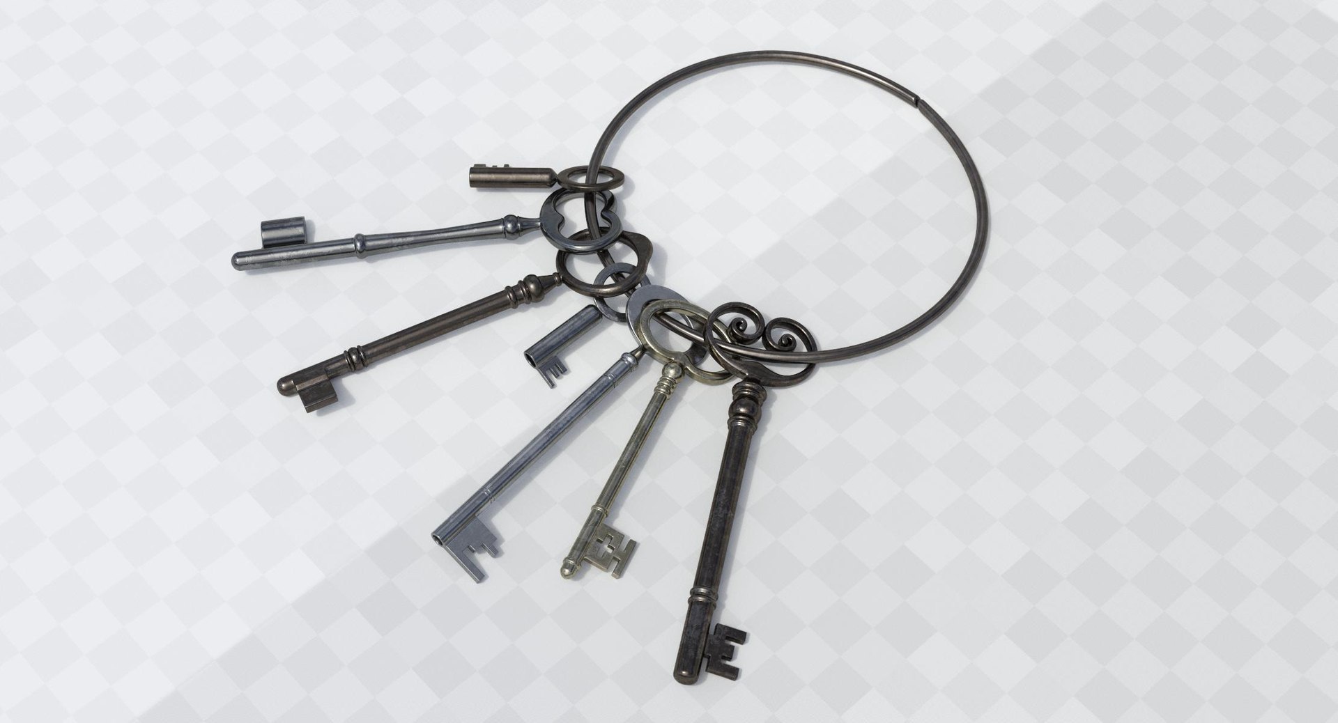 Key Ring 3D Model - TurboSquid 1375583