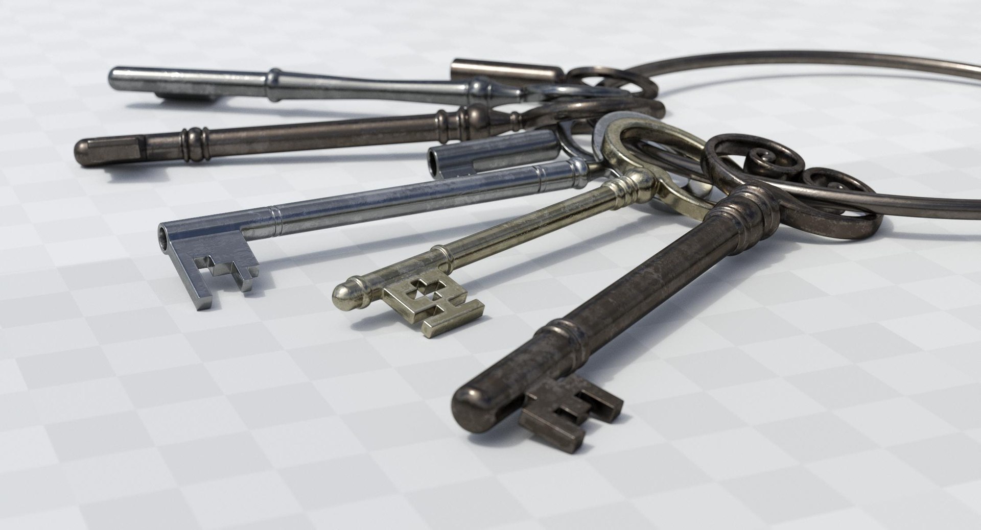 Key Ring 3D Model - TurboSquid 1375583