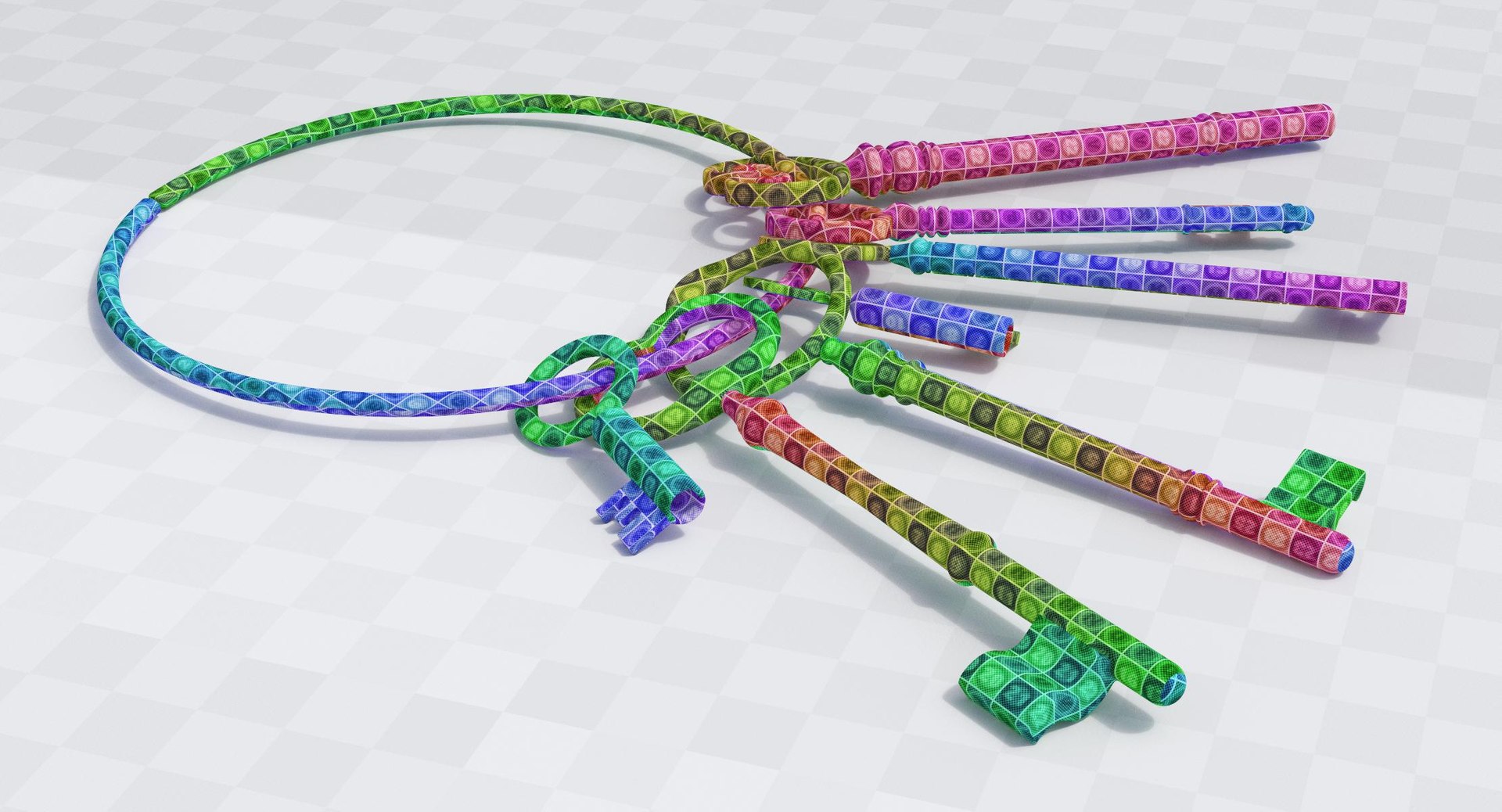 Key Ring 3D Model - TurboSquid 1375583