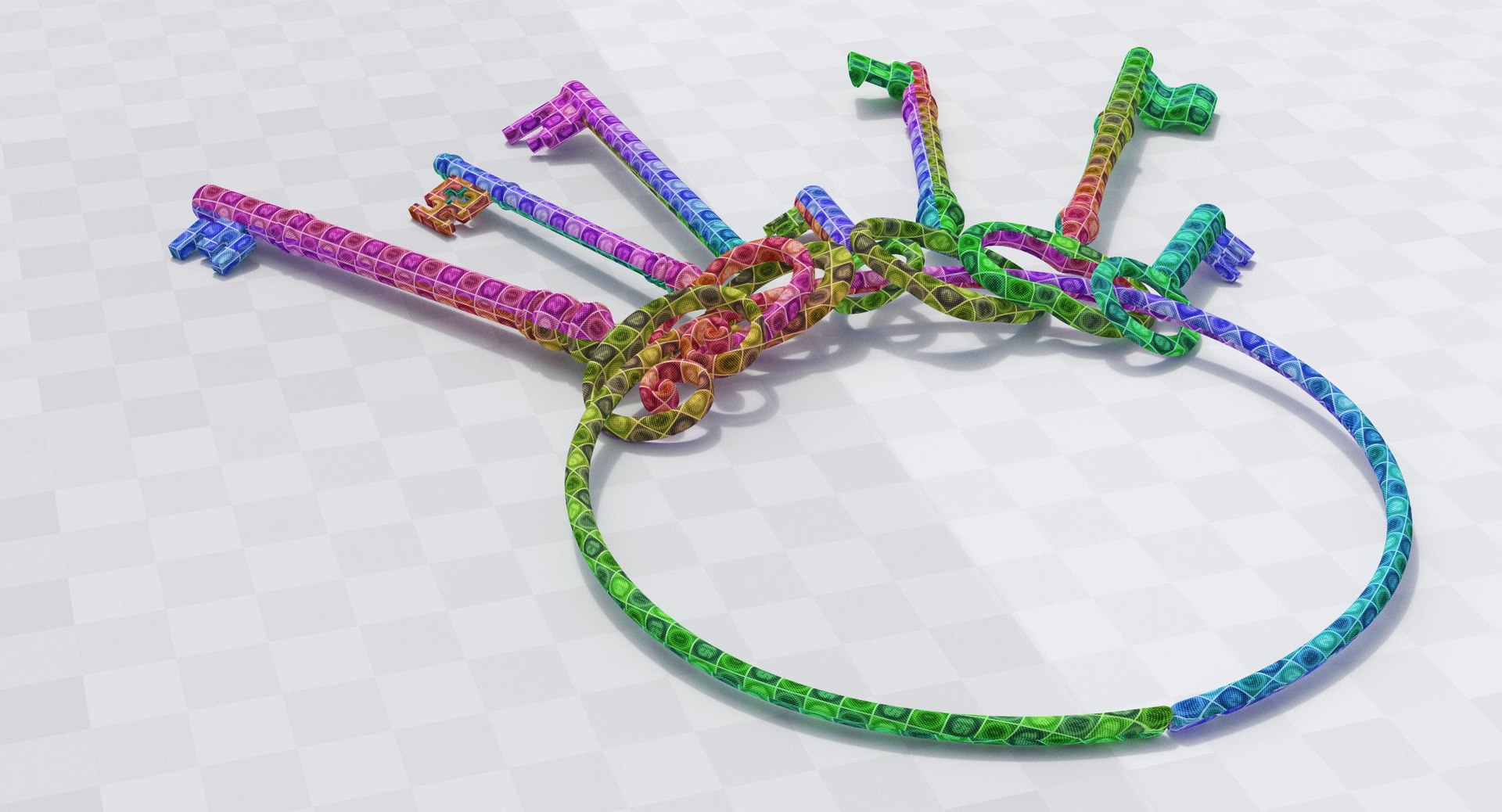 Key Ring 3D Model - TurboSquid 1375583