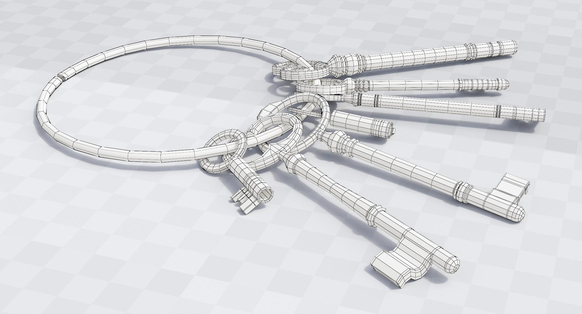 Key Ring 3D Model - TurboSquid 1375583