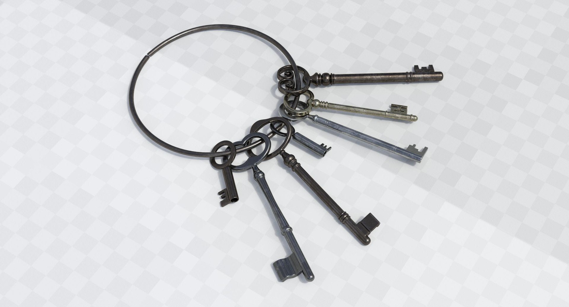 Key Ring 3D Model - TurboSquid 1375583