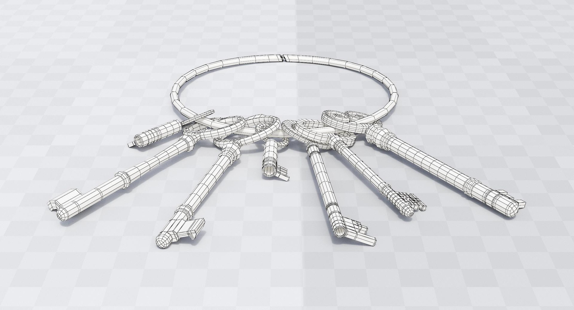 Key Ring 3D Model - TurboSquid 1375583