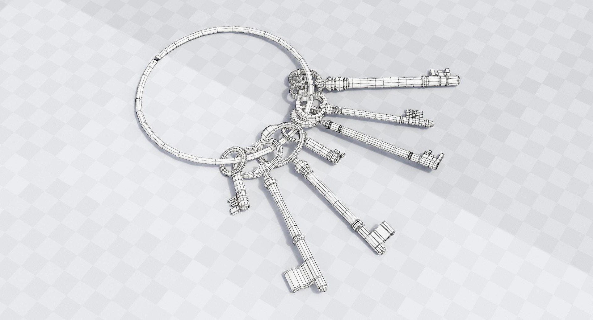Key Ring 3D Model - TurboSquid 1375583