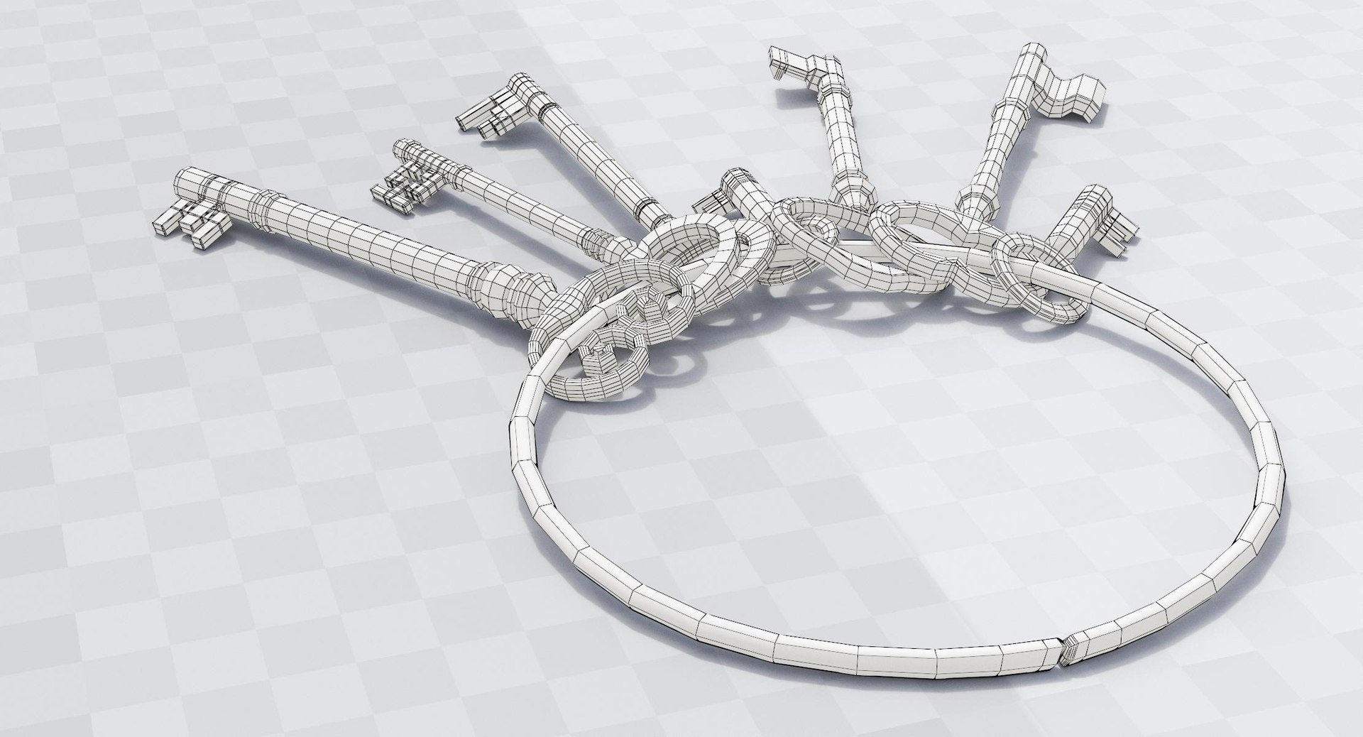 Key Ring 3D Model - TurboSquid 1375583