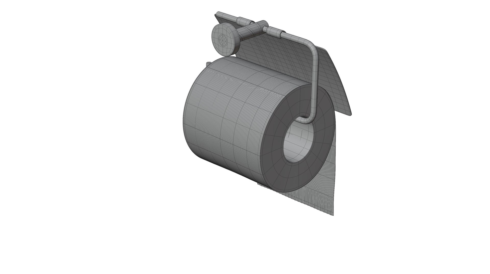 Toilet Paper With Holder 3D - TurboSquid 2094941